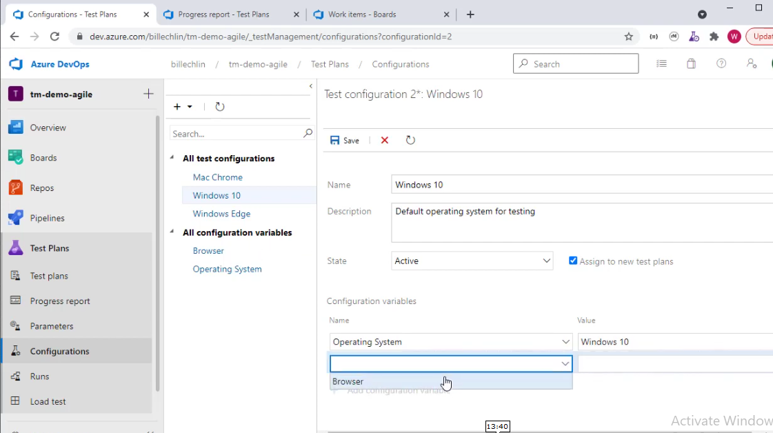 Microsoft Azure DevOps Test Management Review