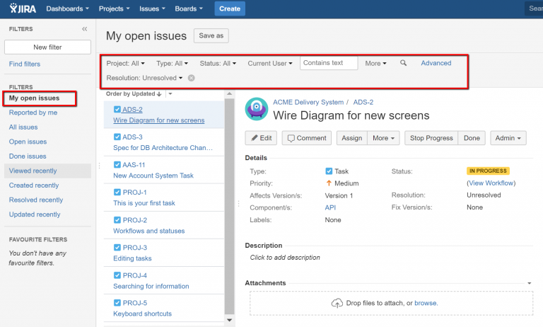Jira Basics – Module 6: Custom Dashboards and Filters - Test Management