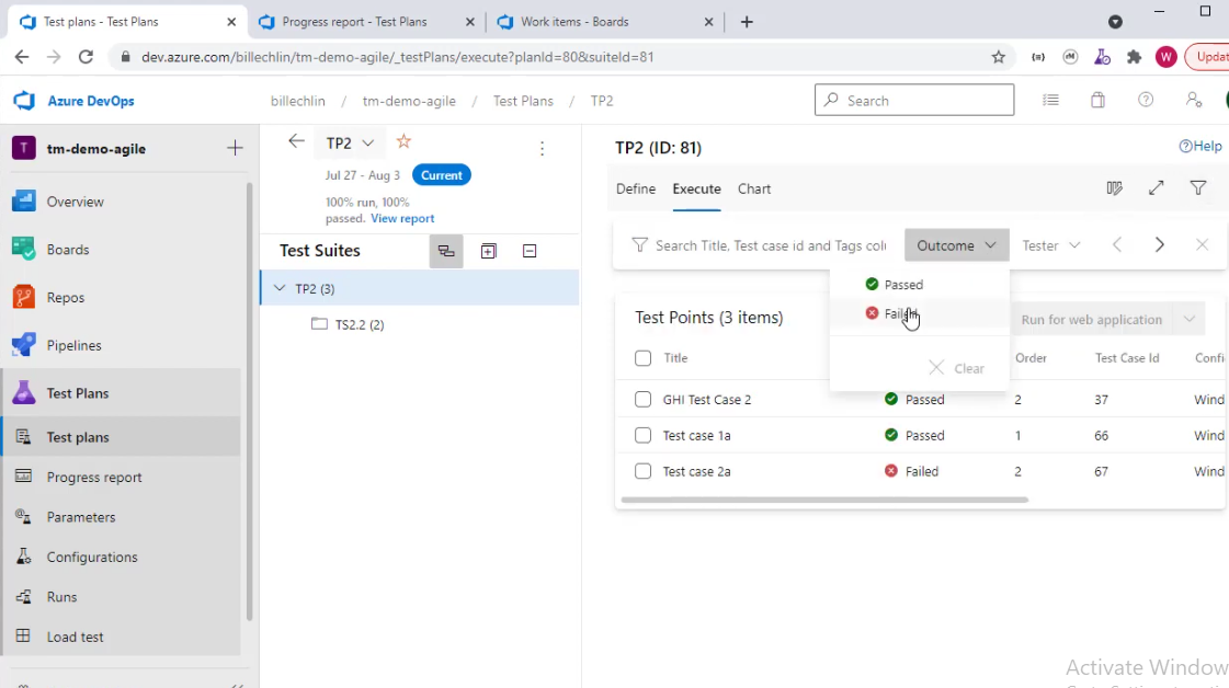 Microsoft Azure DevOps Test Management Review - Test Management Microsoft Azure DevOps Test Management Review - Test Management